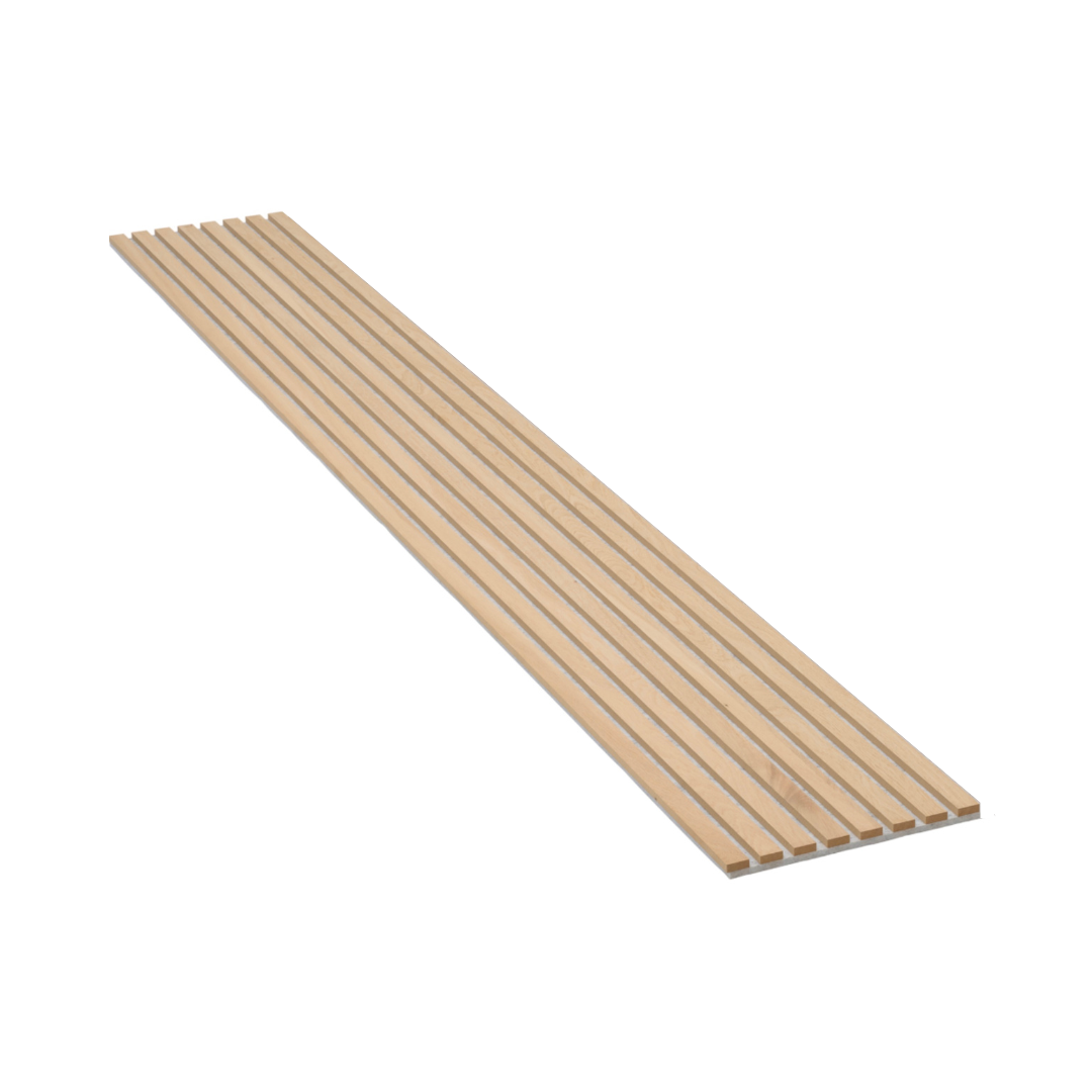 Natural European White Oak Wood Slat Panel (Grey Felt) – aura + form